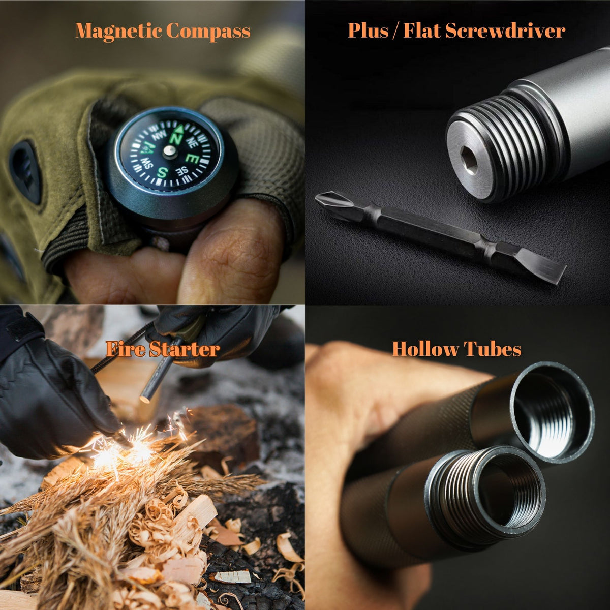 Outdoor Tactical Walking Stick – Prime Adventure