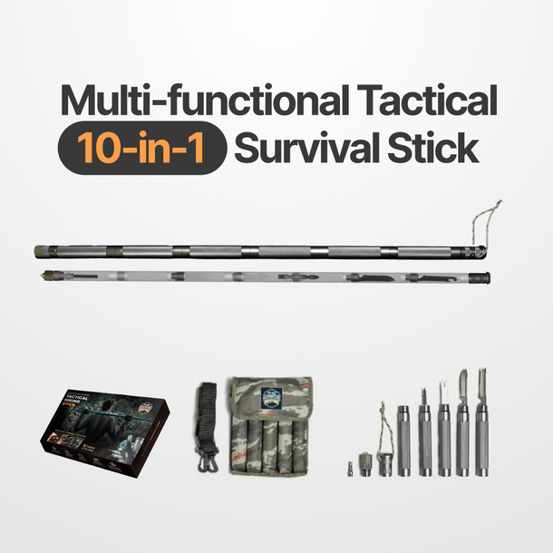Swiss Army Multi-Functional Tactical Survival Stick – Prime Adventure